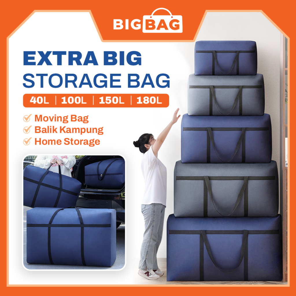 BIG BAG Beg Besar Balik Kampung Extra Large Storage Bag Besar Beg Baju ...