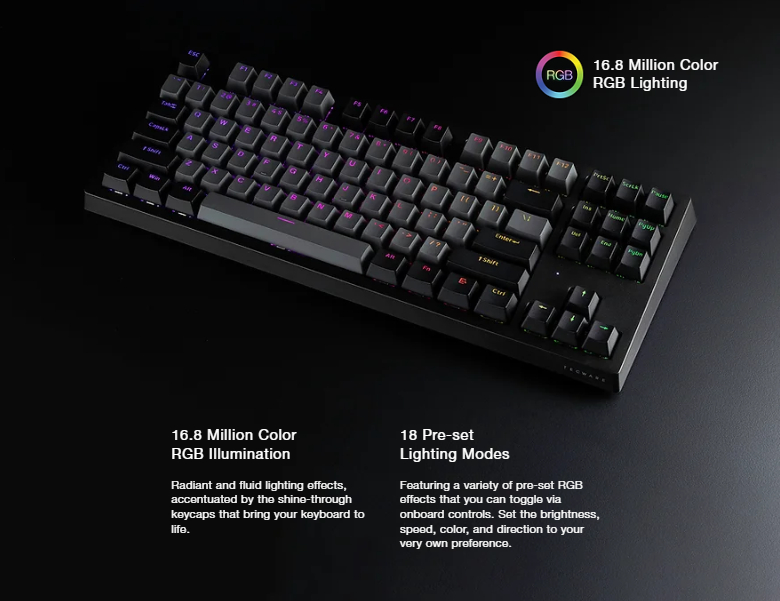 Tecware Phantom+ Elite Wireless RGB Mechanical Keyboard (Wraith ...