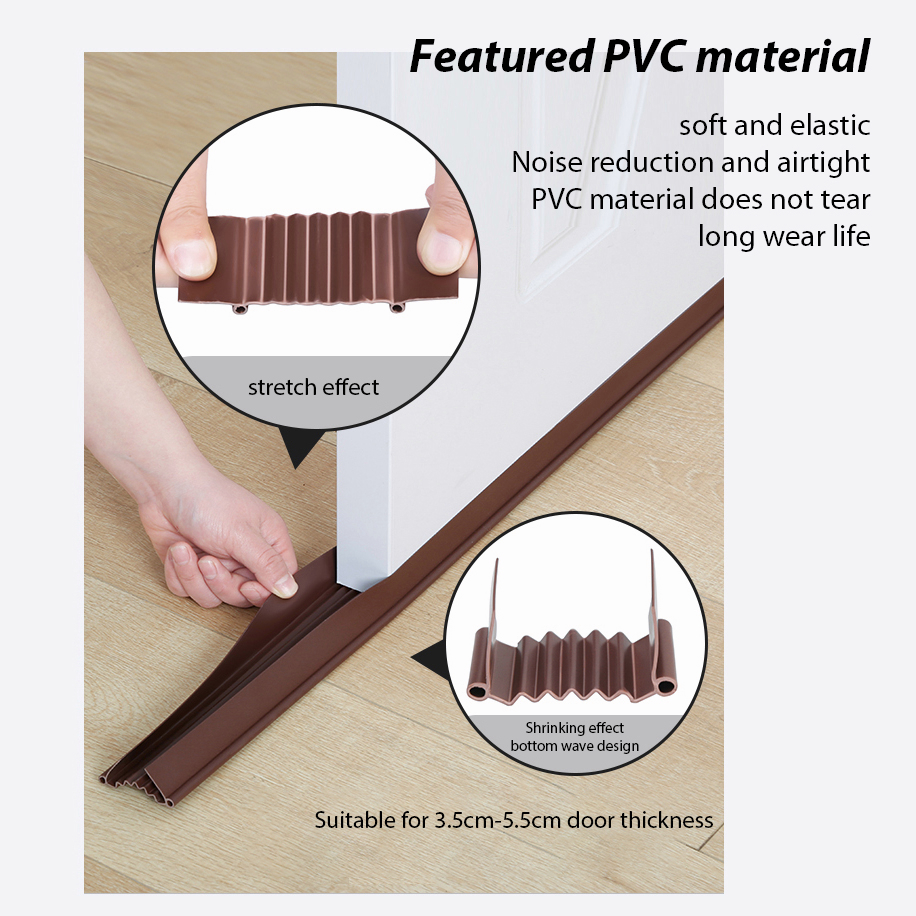 96cm penutup bawah pintu Soundproof Dustproof Door Sealing Strip Anti ...