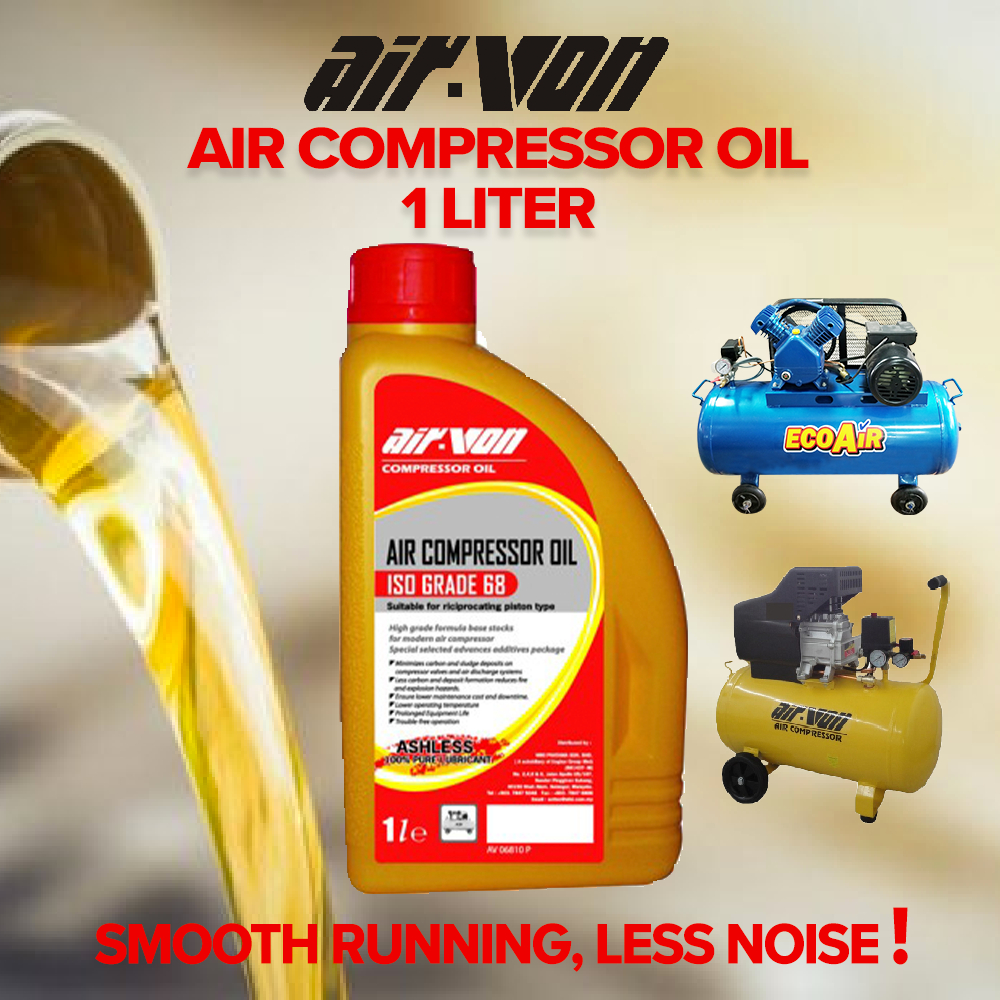 APACHE x AirVON TurboAir® Air Compressor Oil | Minyak Air Compressor 1 ...