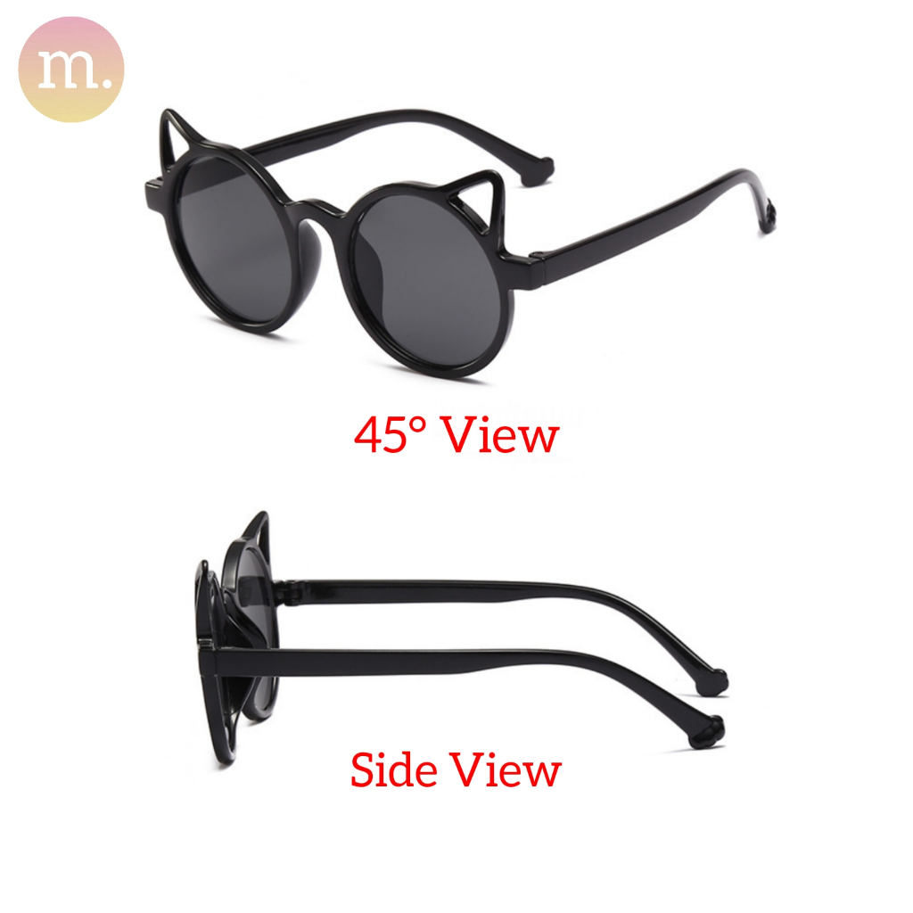 Kids Cat Ear Design Cute Sunglasses 7 Cool Kids Colours Cermin Mata ...