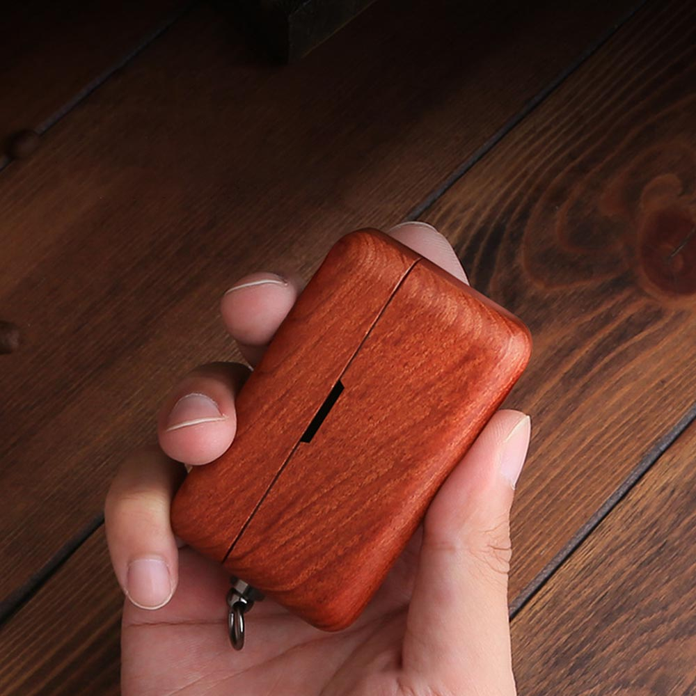 Sony WF-1000XM4 Case, Solid Wood Series (Handicraft Full Cover Protect ...