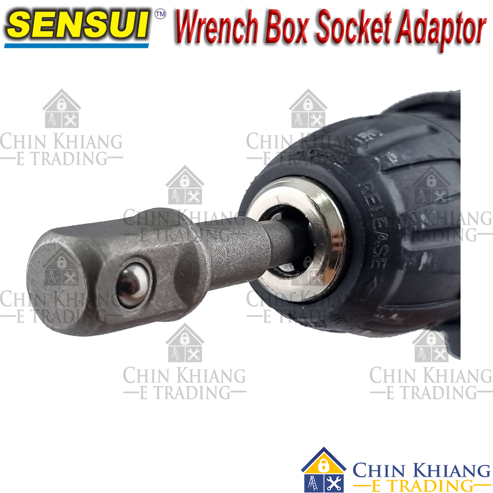 Sensui Wrench Box Socket Adaptor Connector Drill Hex Impact Drill Bits ...