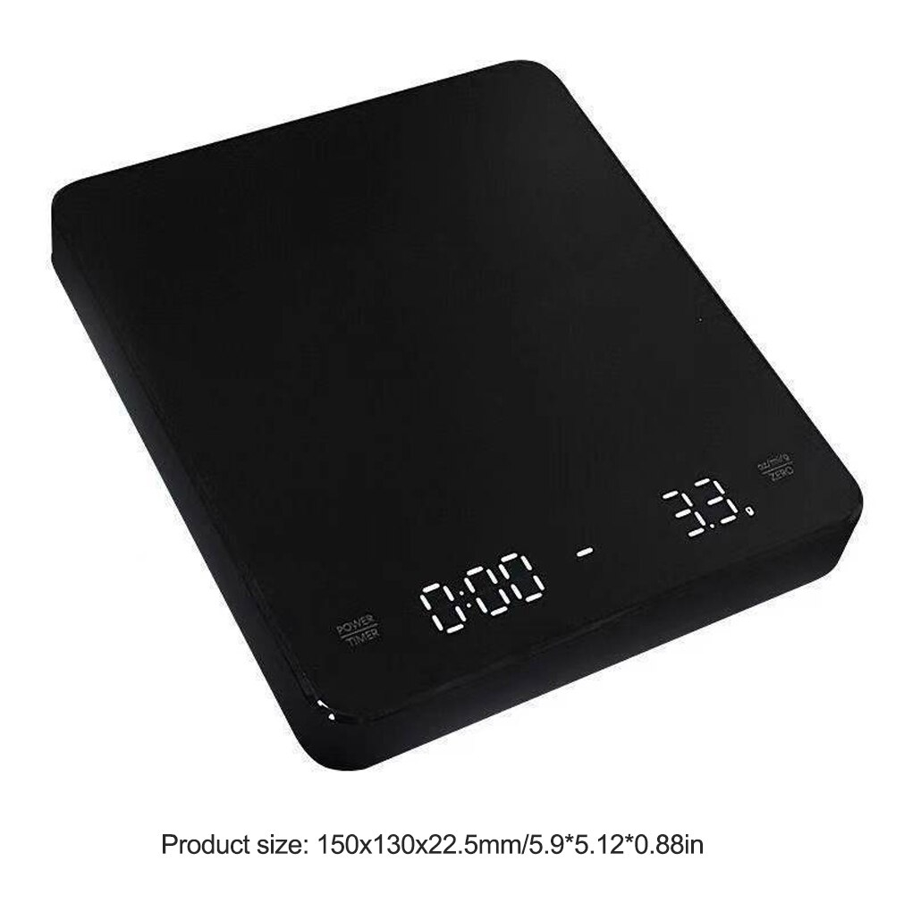 TrioNinja Coffee Electronic Scale Built-in Auto Timer Coffee Scale ...