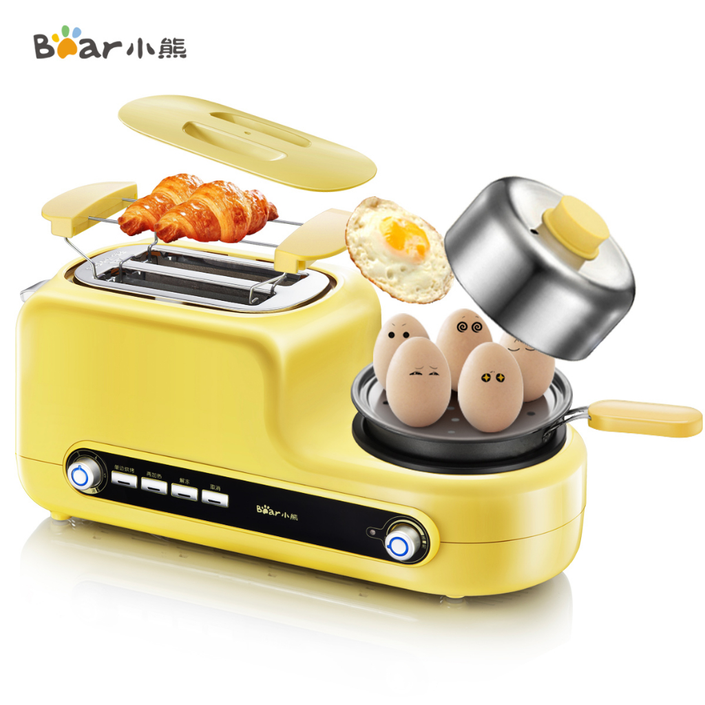 BEAR DSL-A02Z1 All-in-one multifunctional Egg Steamer and Toaster ...
