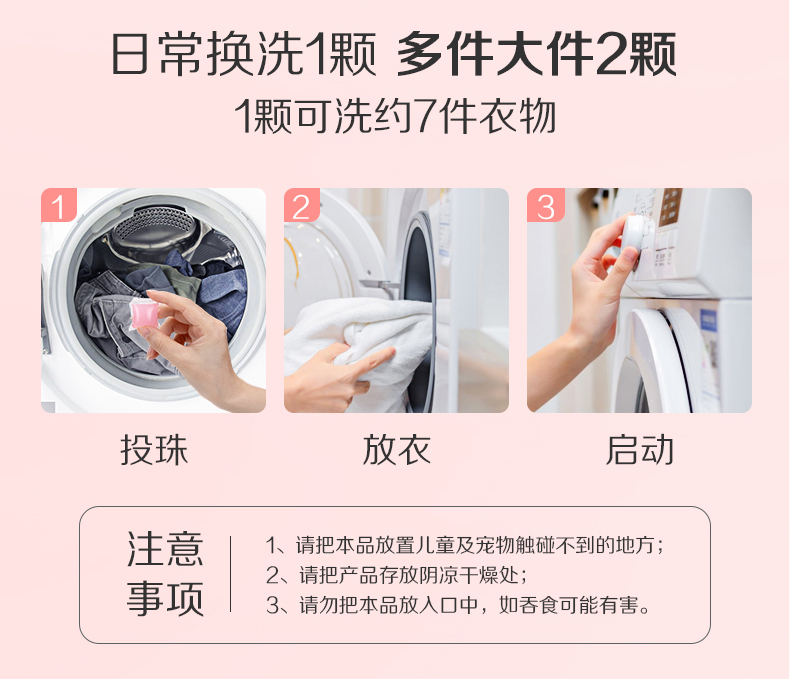 阿道夫蒂姆森超浓缩洗衣凝珠除菌除螨留香珠 Adolph Timson Laundry Pods 80pcs/Laundry Beads ...