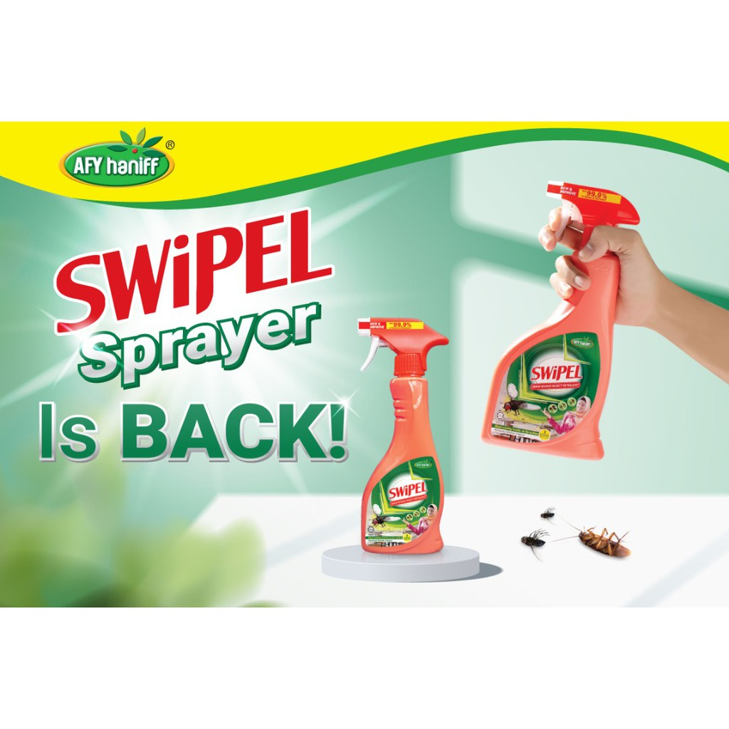 AfyHaniff SWiPEL® Serai Wangi Spray 375ml Multipurpose Kitchen Cleaner ...