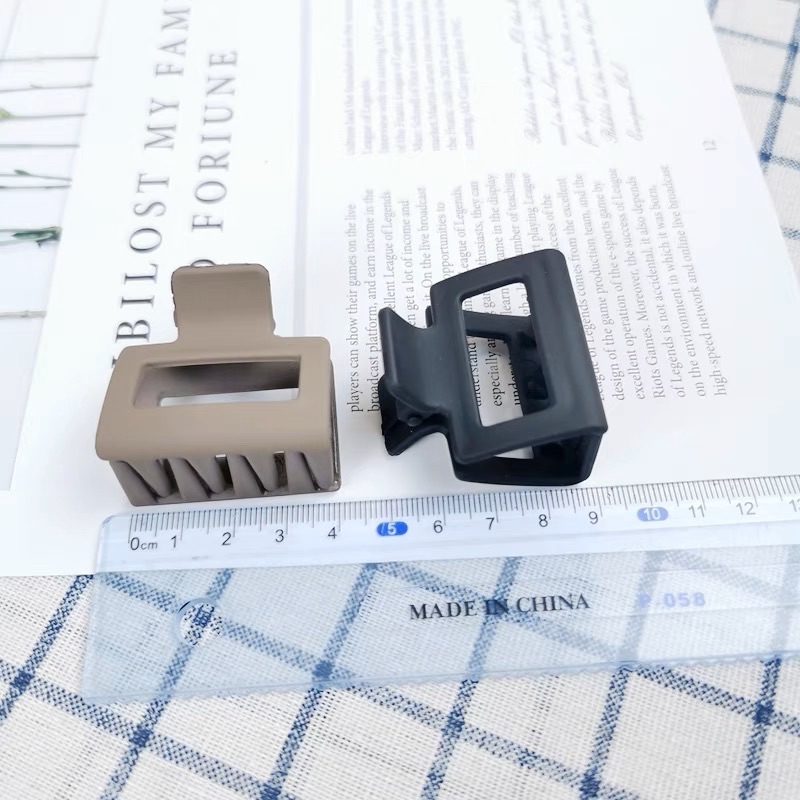 Klip Rambut Pin Rambut Segi Empat Korea Hair Clip Small Clips Claws ...