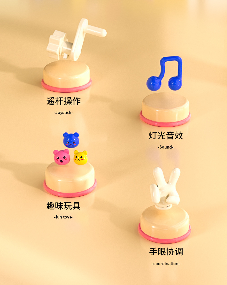 Children's Mini Claw Machine Toy Kids Grabbing Doll Machine Coin ...