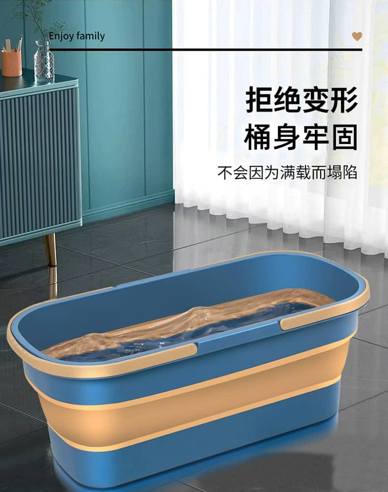 Baldi Air Lipat Baldi Mop Collapsible Water Pail Foldable Bucket Flat ...
