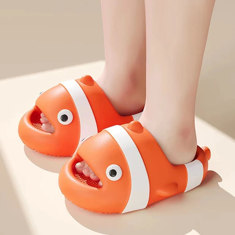 New Eva Summer Kids Slipper Cute Fish Shape Sandals Selipar Budak Boy ...