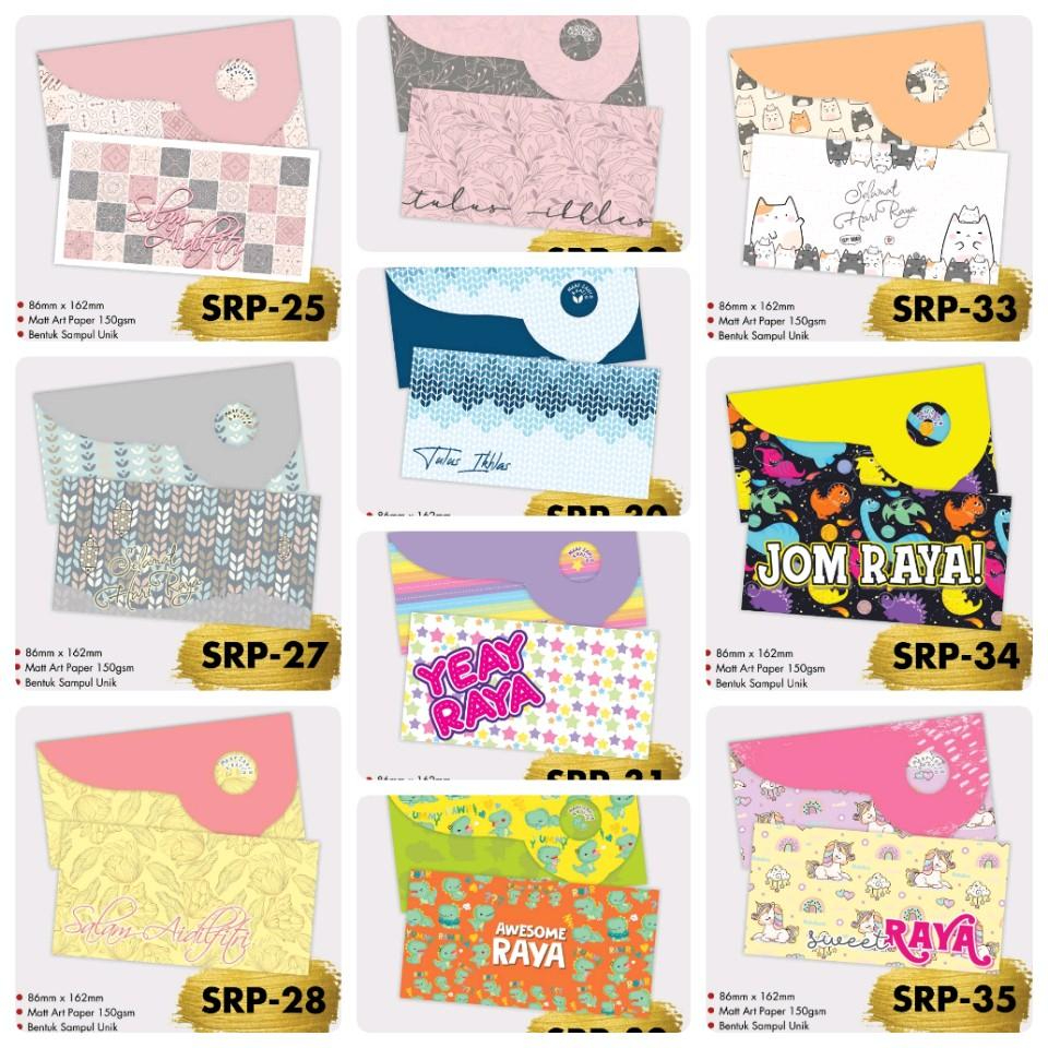 Sampul Duit Raya 2025 -Exclusive Design- Saiz Besar (1pack 5pcs & 10pcs ...