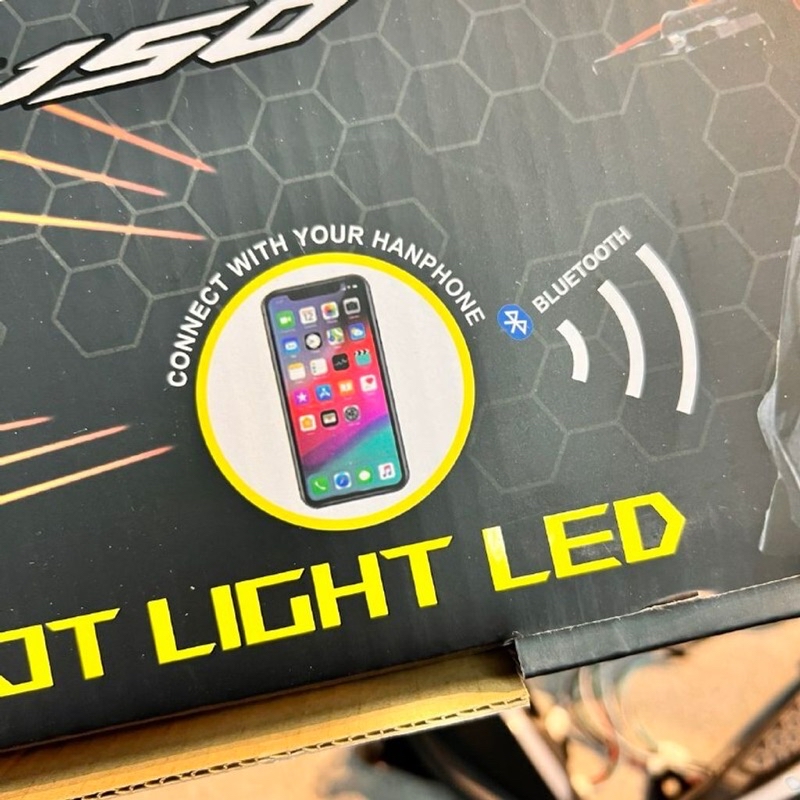 LC135 Pilot Light Bluetooth Control Mata Gaban LC135 V2-V7 | Shopee ...