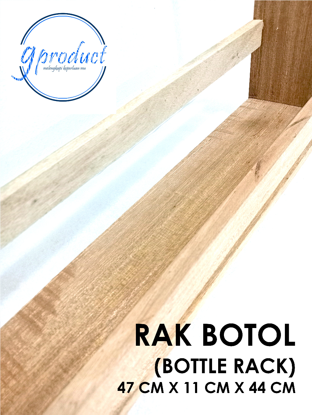 RAK BOTOL | BOTTLE RACK | WOOD | KAYU | KITCHEN | DAPUR | SIMPLE ...