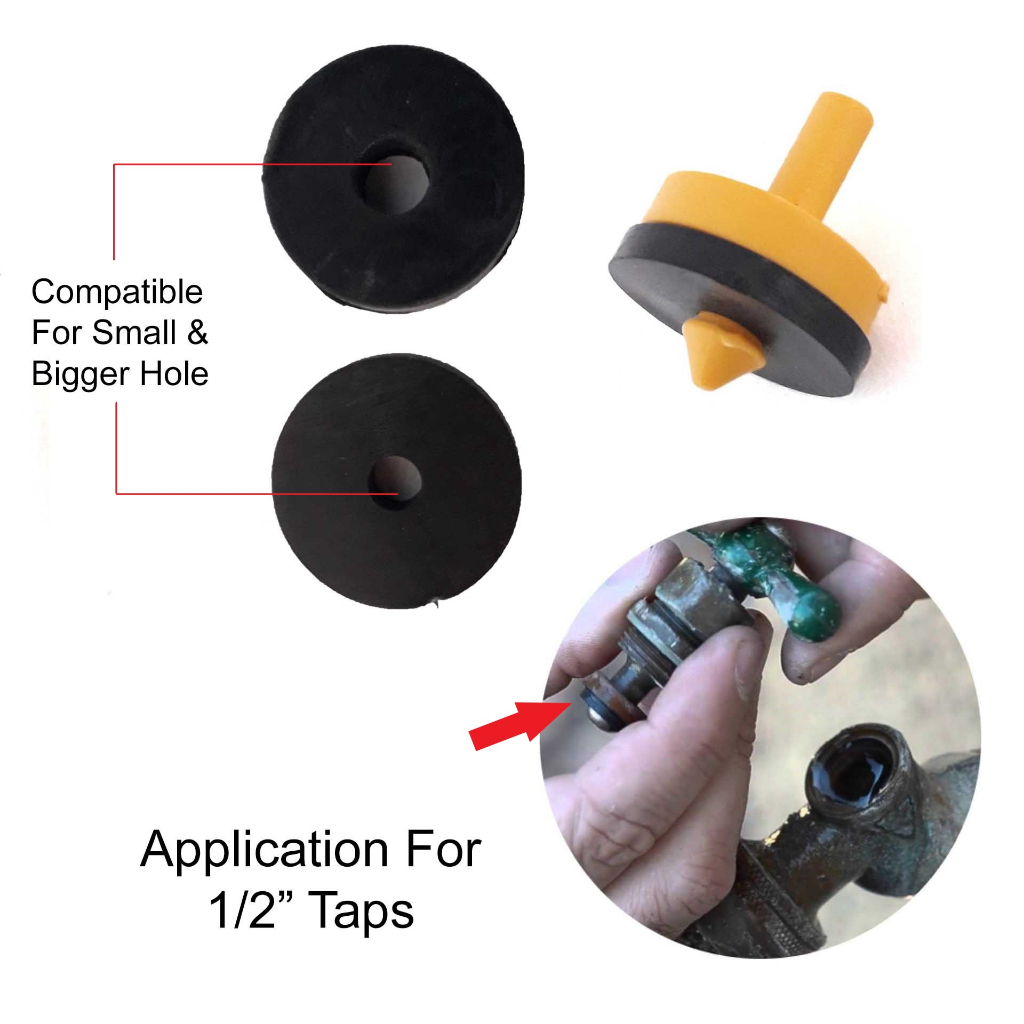 [2 pcs] 15mm (1/2") Brass Bib tap Stopper Tap Washer Stopcock Washer ...