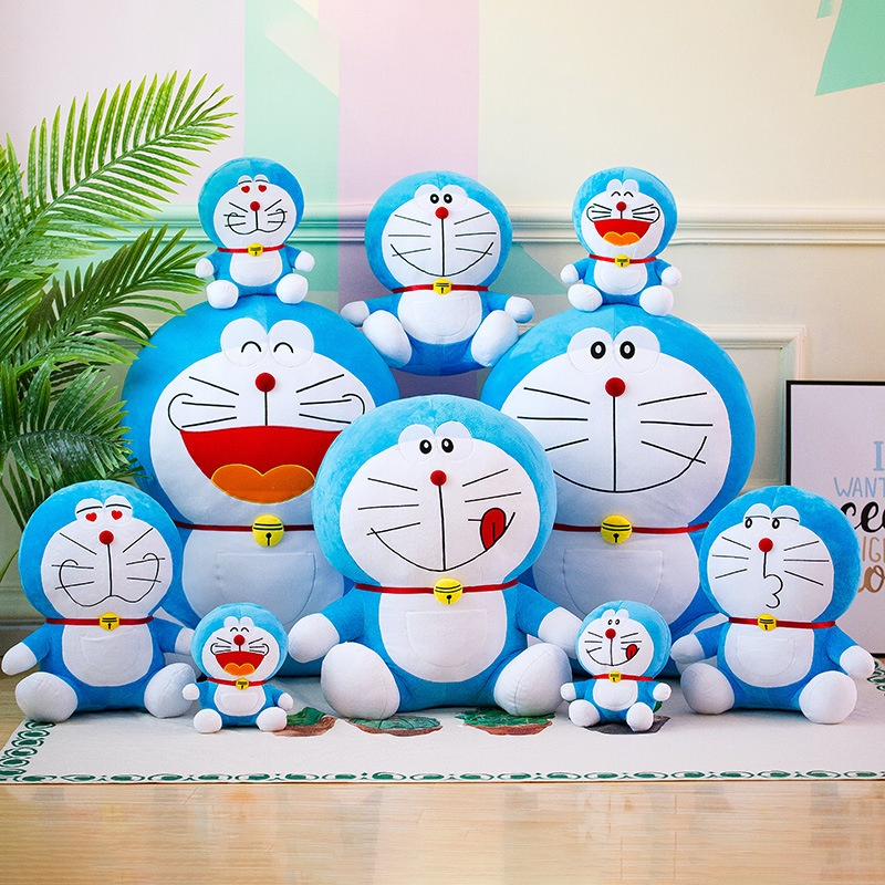 (Ready Stock) 25cm Doraemon Doll Plush Toys Pink Doraemon Stuffed Toys ...