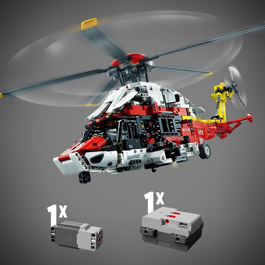 (Ready Stock) 42145 LEGO Technic Airbus H175 Rescue Helicopter Building ...