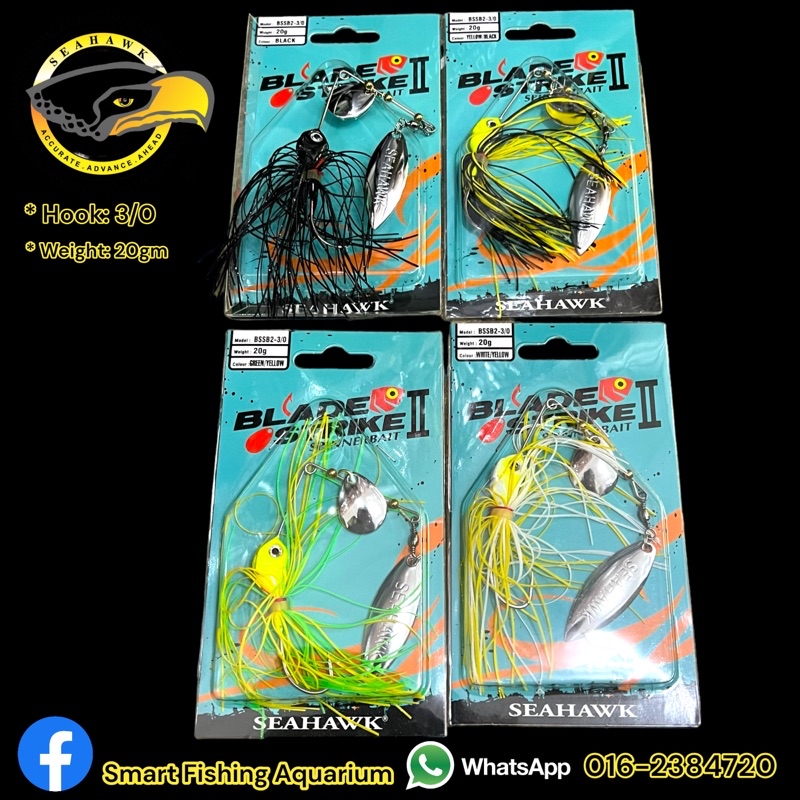 Seahawk BLADE STRIKE-2 SPINNER BAIT 20gm | Shopee Malaysia