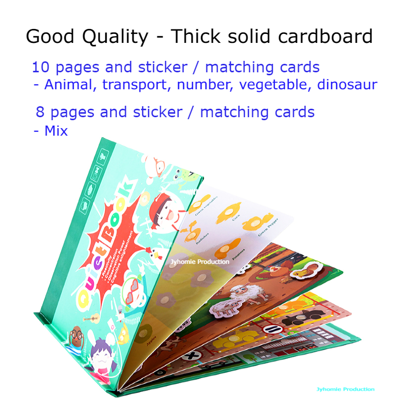 Sticker Book Busy Book Reusable Sticker Book for Kid Sticker Kid ...