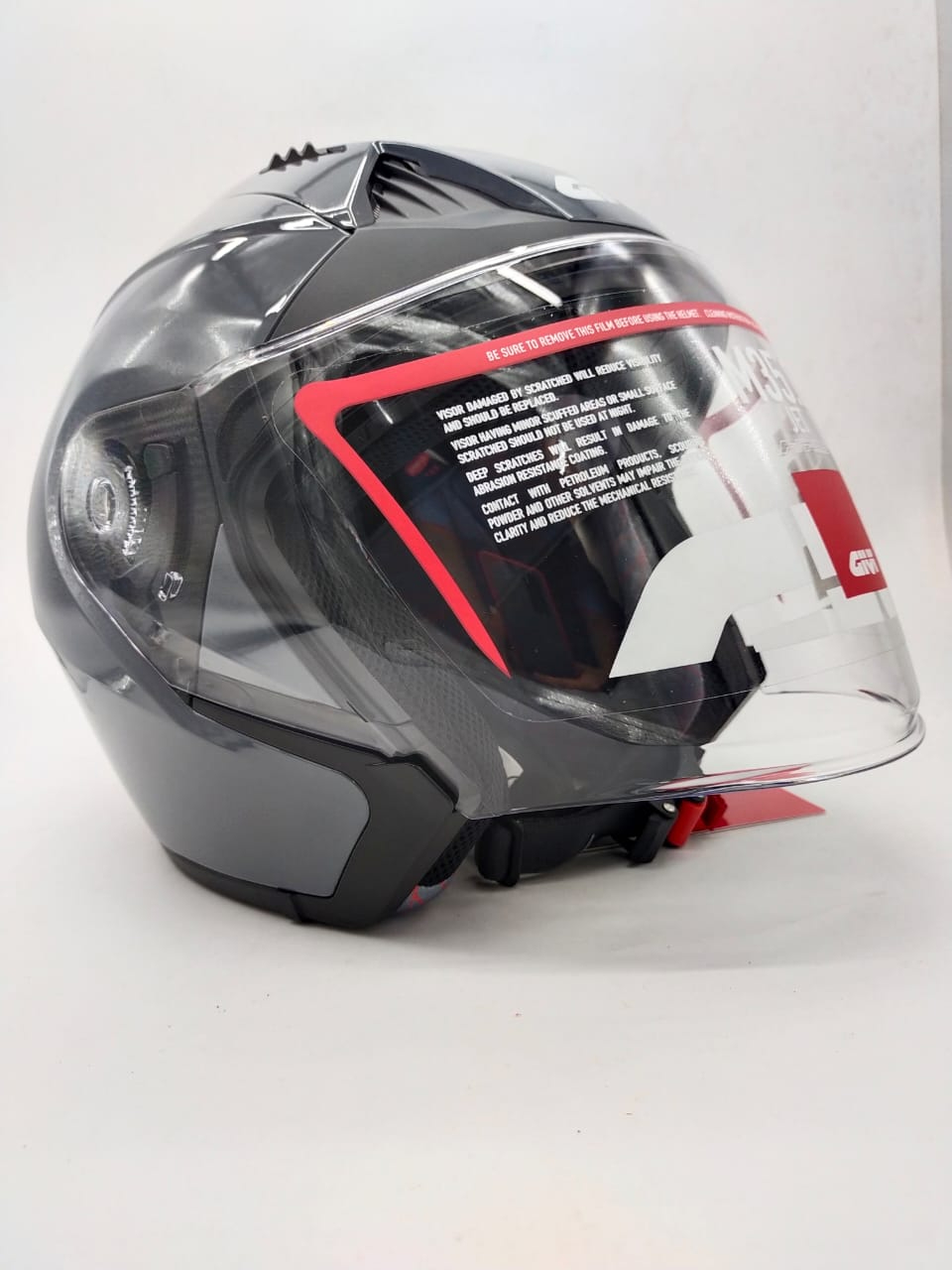 Original Helmet Givi M35.0 Modern Nano Grey Scudo Open Face Accessories Motor Vario160 EX5 Kriss ...
