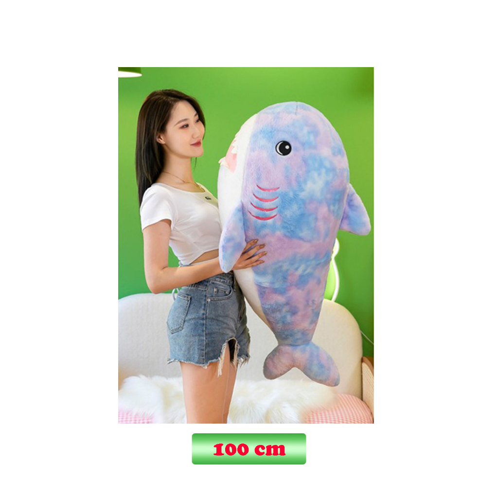 JOJOY (M'SIA READY STOCK) Rainbow Shark Soft Plush Stuffed Toy Stuff ...