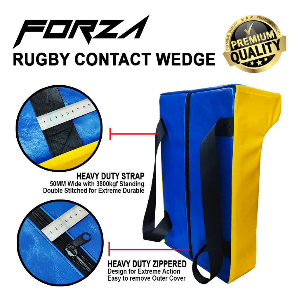 FORZA Rugby Contact Wedge Training Blocking Tackle Shield Ragbi Latihan ...