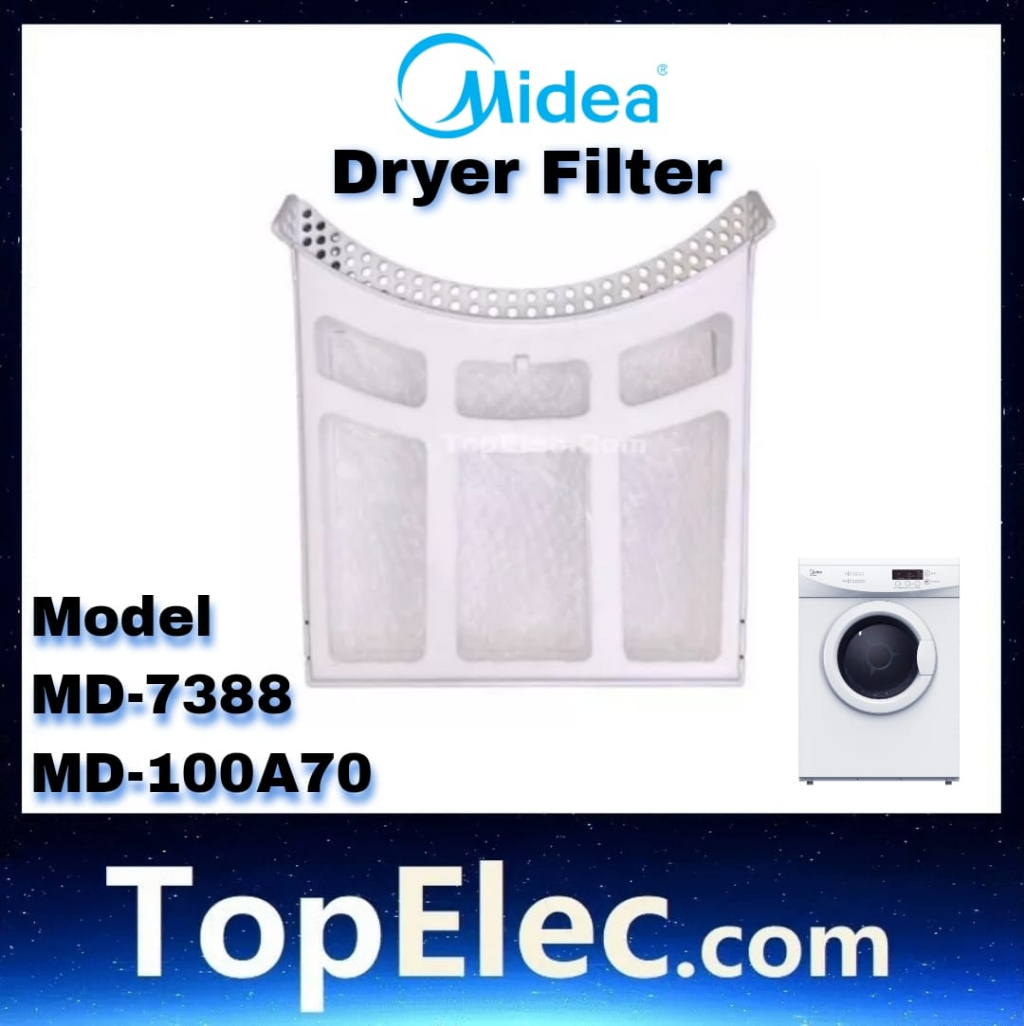MIDEA FILTER DRYER LINT FILTER PENAPIS MESIN KERING MD-6288 MD-7388 MD ...