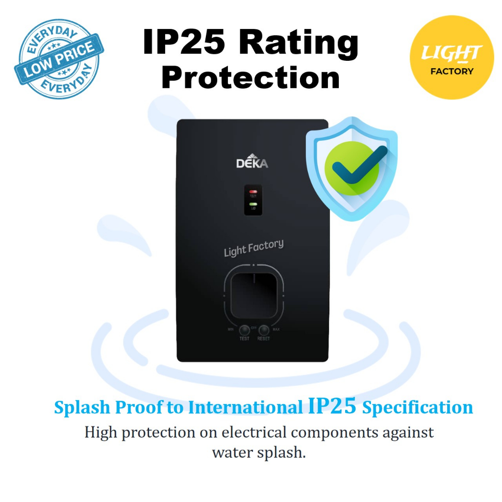 DEKA D50 | DEKA PREMIO Non-Pump Water Heater Instant Heat Water Heater ...