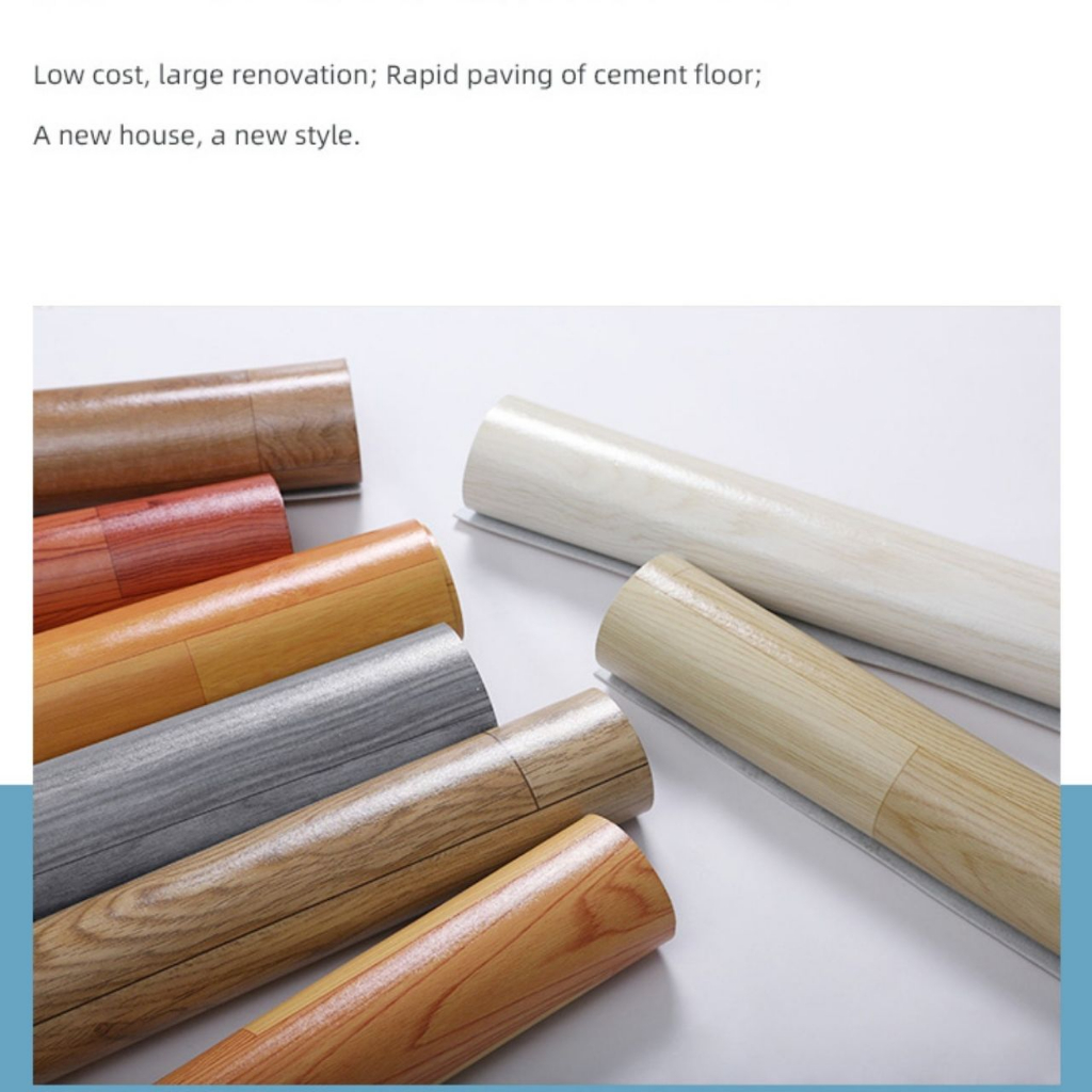 Thick Tebal 2MM Tikar Getah Lantai Modern 3D PVC Flooring Carpet Vinyl ...