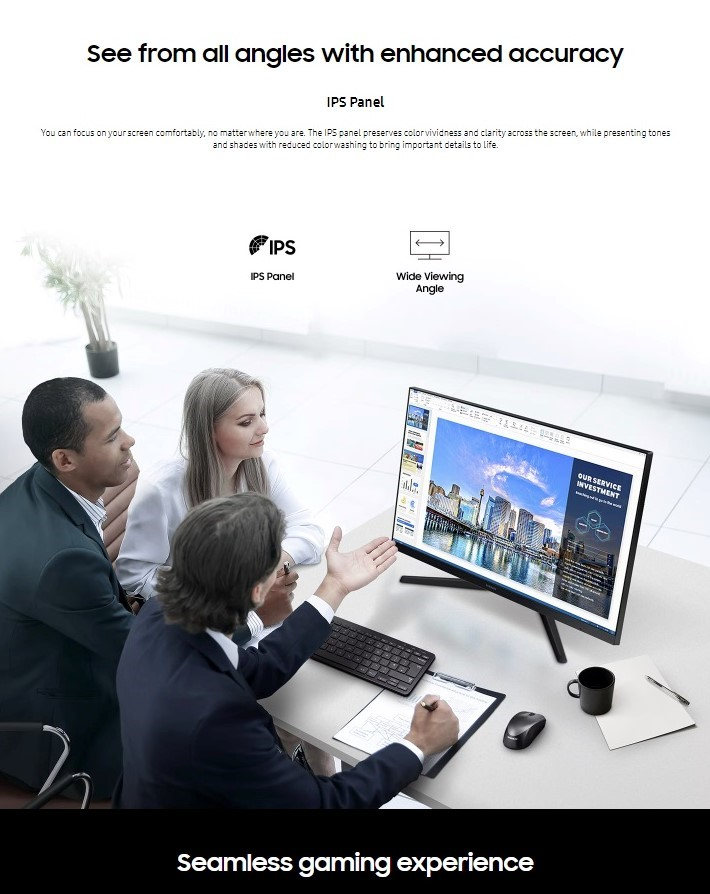 Samsung 24" S24C310EAE 75Hz / S24D300GAE 100Hz 5ms IPS Essential ...