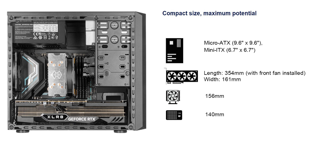 Silverstone FARA 313 Compact Micro ATX Chassis | Shopee Malaysia