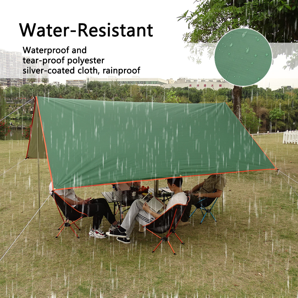 【Complete set】 Flysheet Waterproof Groundsheet Camping Tarp Shelter ...