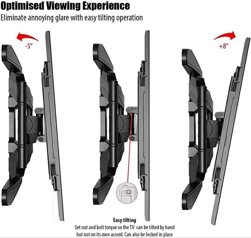 KALOC S8 40"-85" Large & Heavy Duty 6 Articulating Arms Full Motion ...