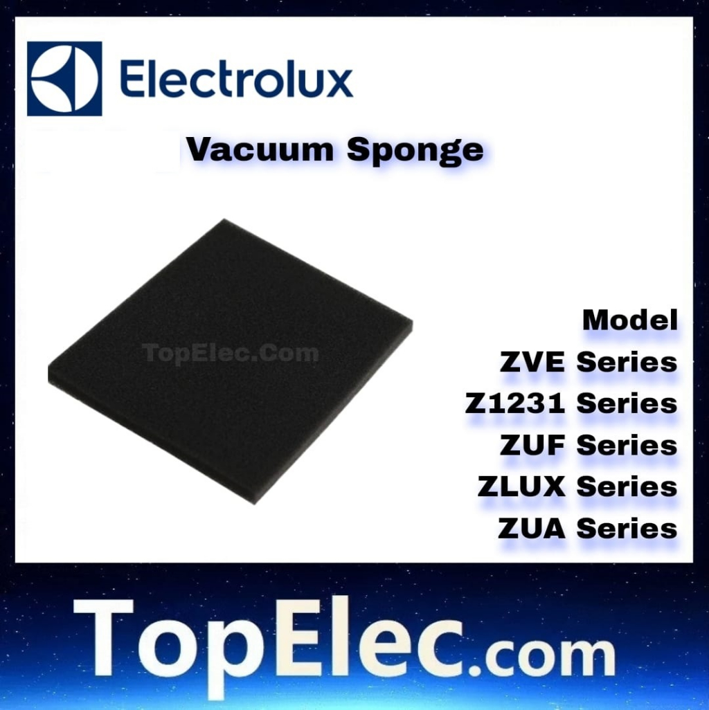 ELECTROLUX vacuum cleaner sponge Z1230 Z1231 BLACK FOAM SPONDGE VACUM ...