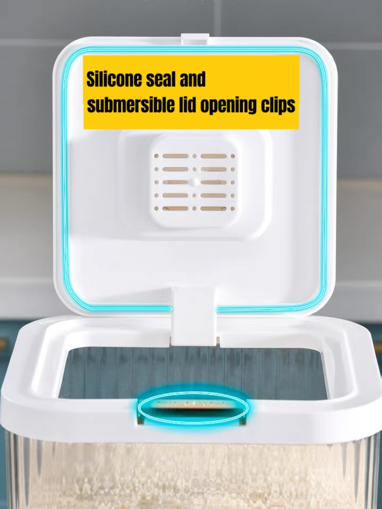 Rice Bucket Rice Tank Household Grain Storage Box Kitchen Insect-proof ...