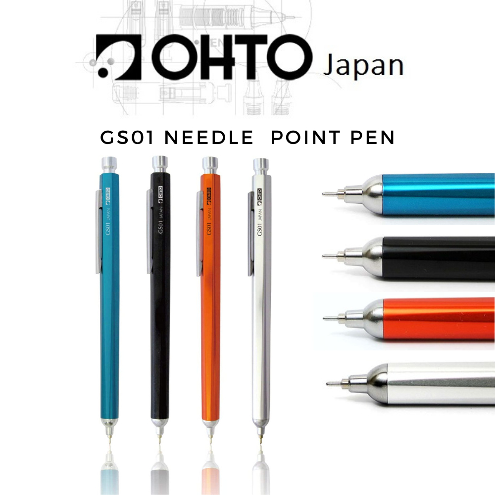 OHTO GS01 (Horizon) Needle Point Ballpoint Pen - Aluminum Body | Shopee ...