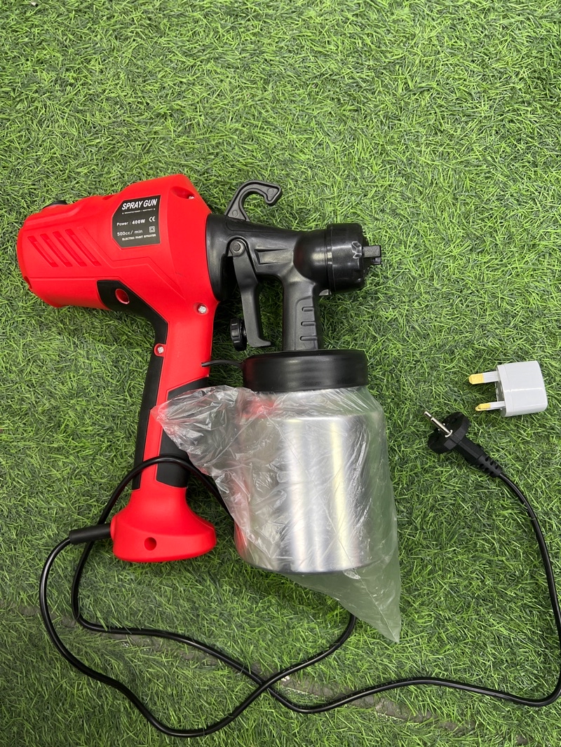 PA Premium Cordless Electric Spray Gun High Power Home Paint Sprayer ...