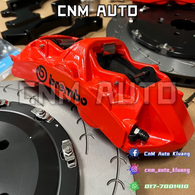 Honda Civic FC Brembo GT6 Front Set 6pot 380mm Disc Rotor Brake Caliper ...