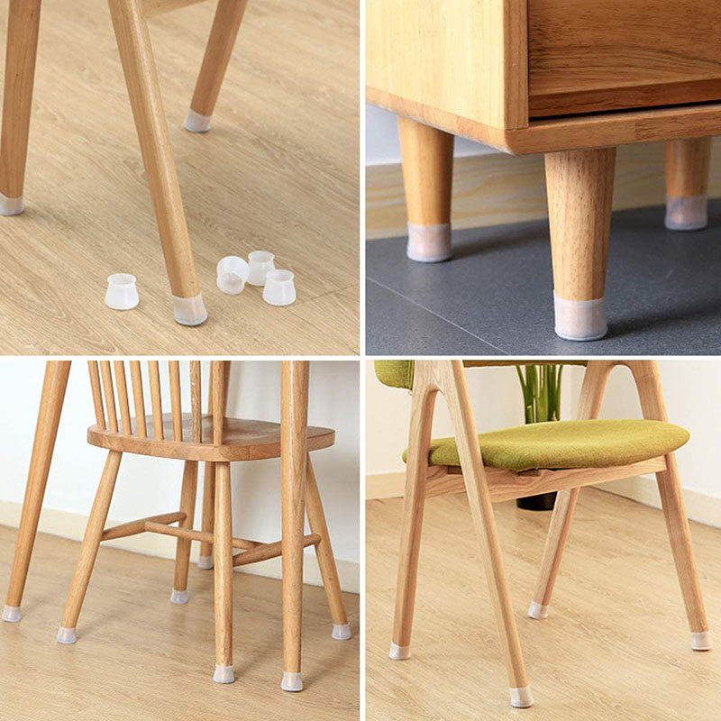Silicone Table And Chair Foot Cover Table Foot Pad Table Leg Protective ...