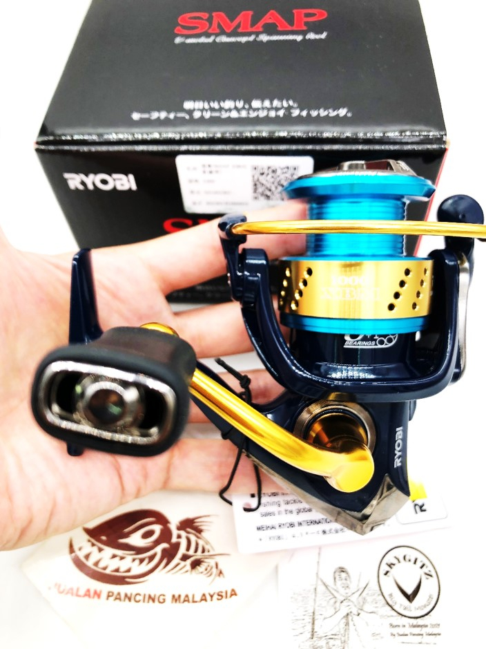 RYOBI 2022 SMAP XBM 1000-4000 Max Drag 5KG Ultralight fishing Spinning reel , MALAYSIA READY ...