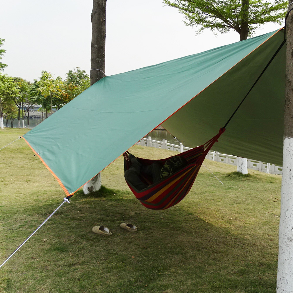 【Complete set】 Flysheet Waterproof Groundsheet Camping Tarp Shelter ...