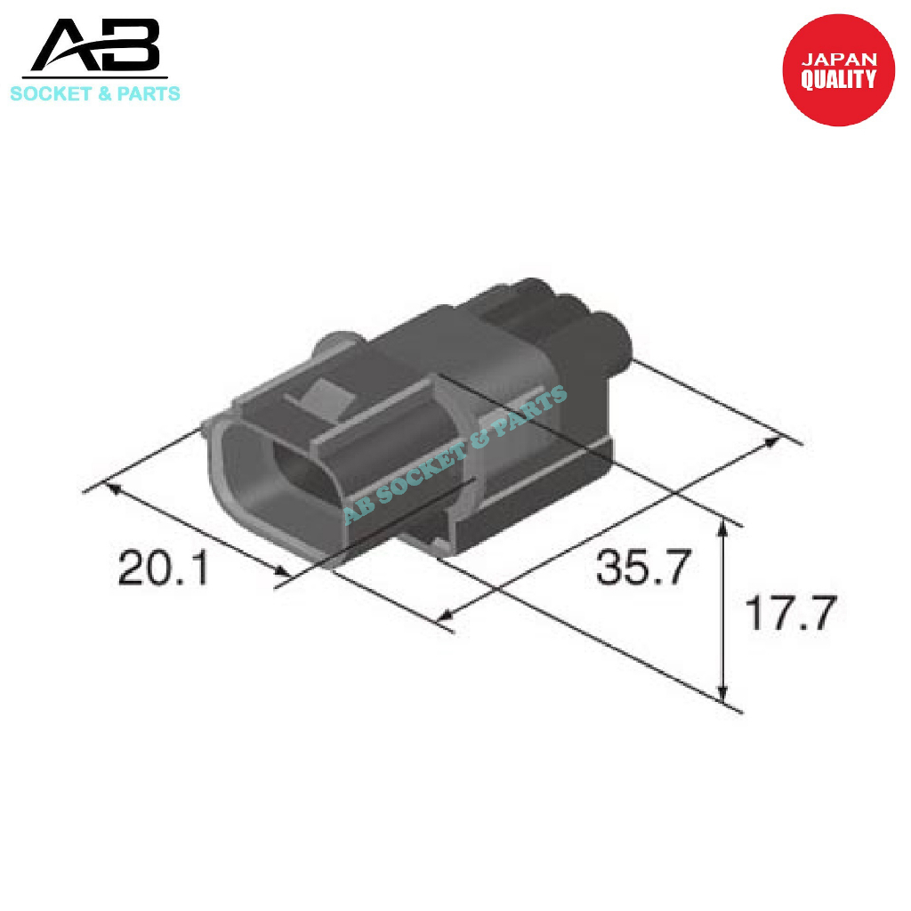 3 Pin Honda Civic Accord HR-V Cam Sensor 37510-RNA-A01 Socket Connector ...
