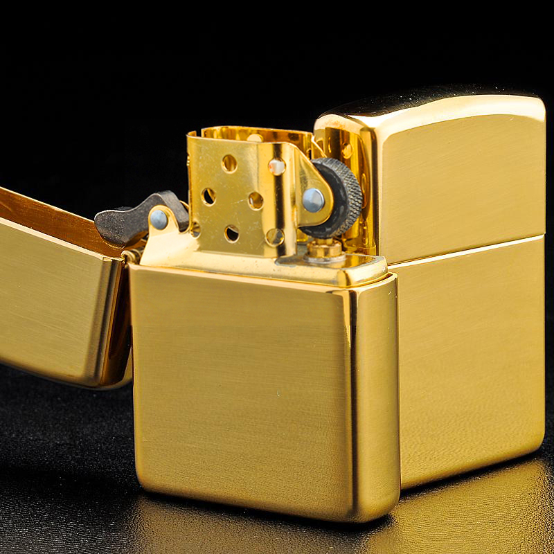 🇺🇸 ZIPPO 169 Armor® High Polish Brass Windproof Lighter | 168 Brushed ...