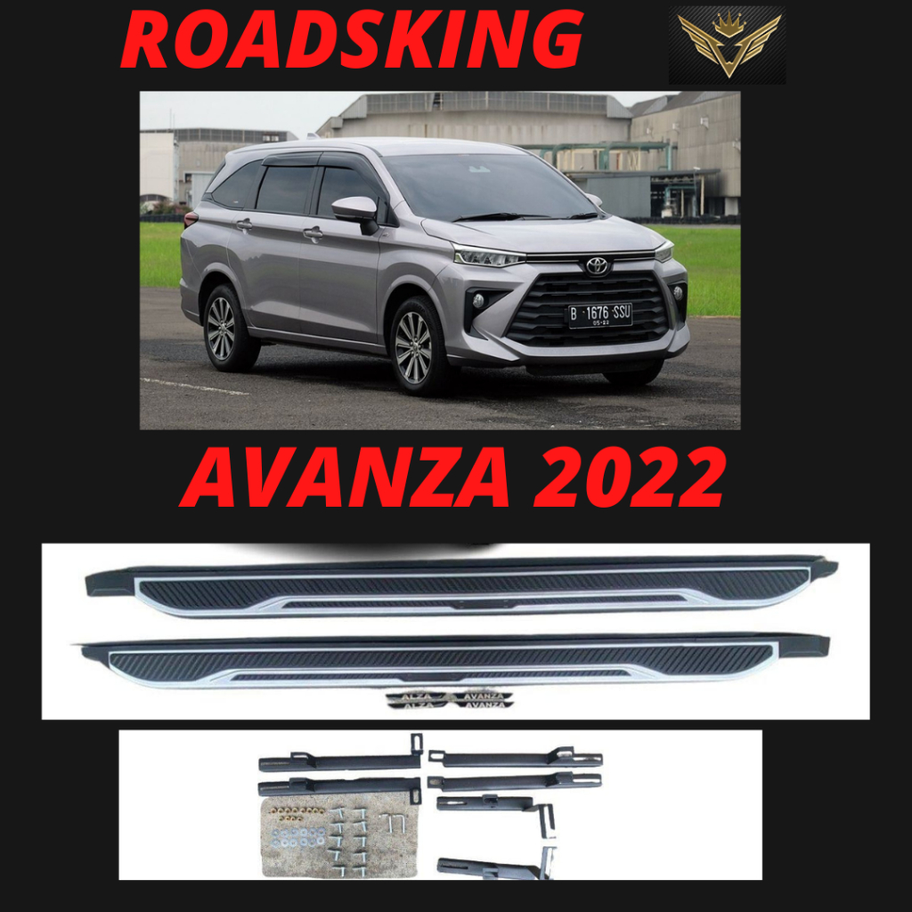 TOYOTA AVANZA 2022 2023 4S SIDE STEP PEDAL RUNNING BOARD NERF BAR HIGH ...