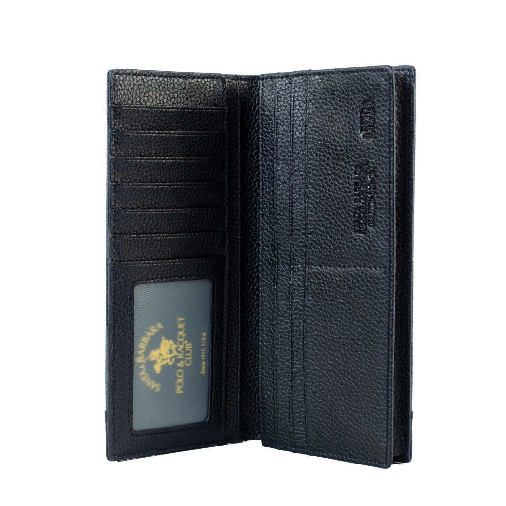 Santa Barbara Polo & Racquet Club Men's Monogram RFID Secure Bi-fold ...