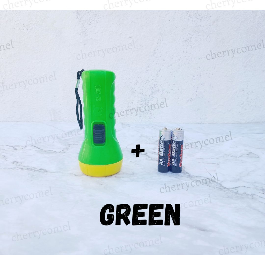 FREE BATTERIES! Small Torchlight Flashlight for Kids White Light Flash ...