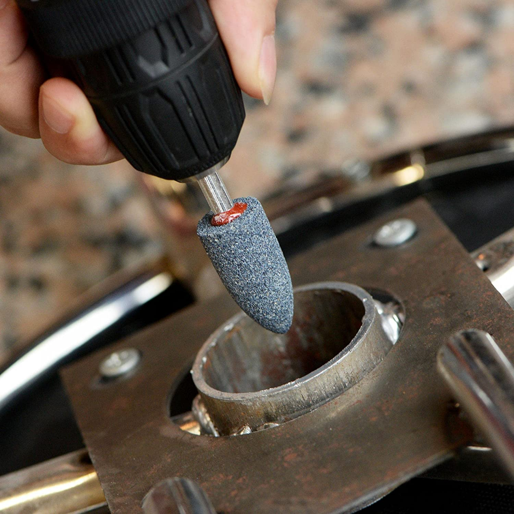 1pcs 6mm Ceramic Mounted Stone Burr Grinding Head Grinder Burr Abrasive ...