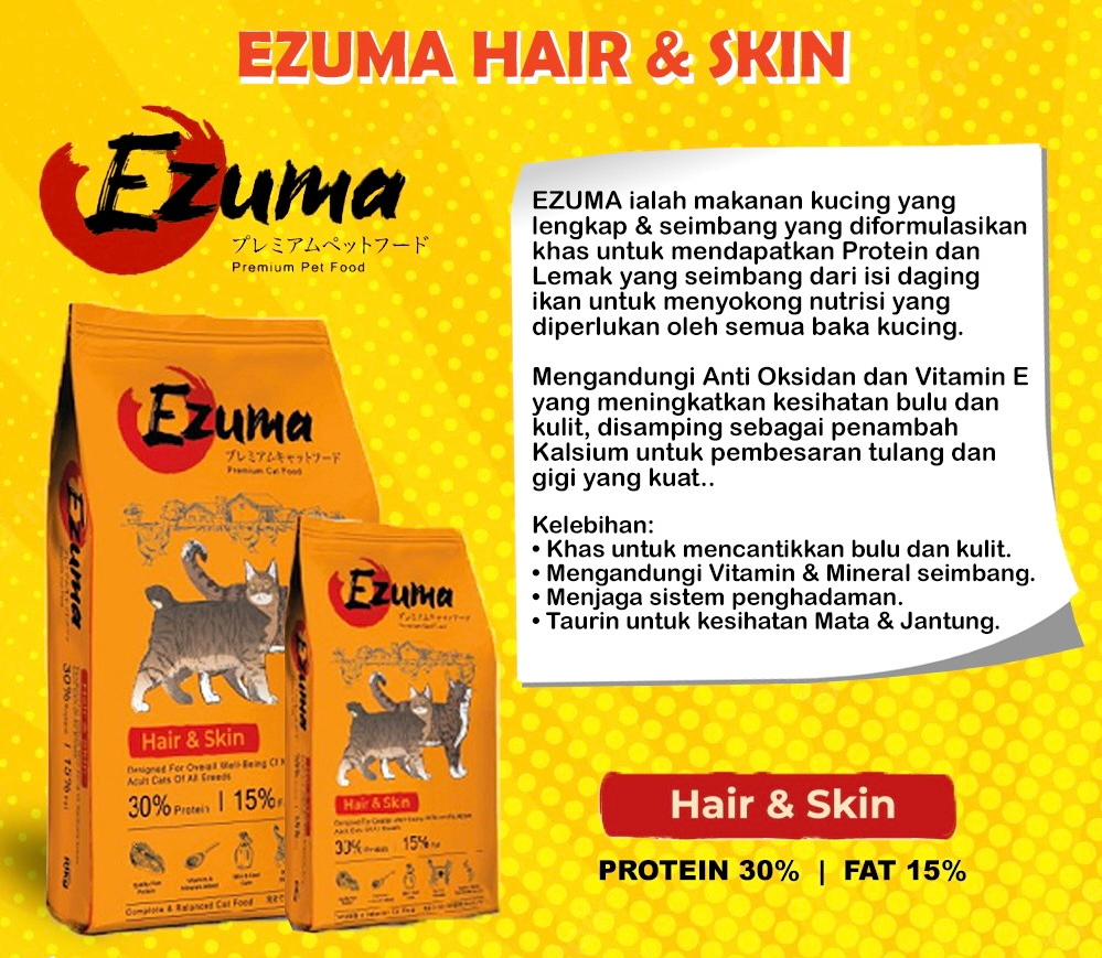 Ezuma Cat Food 10kg - Ezuma Cat & Kitten Food | Shopee Malaysia