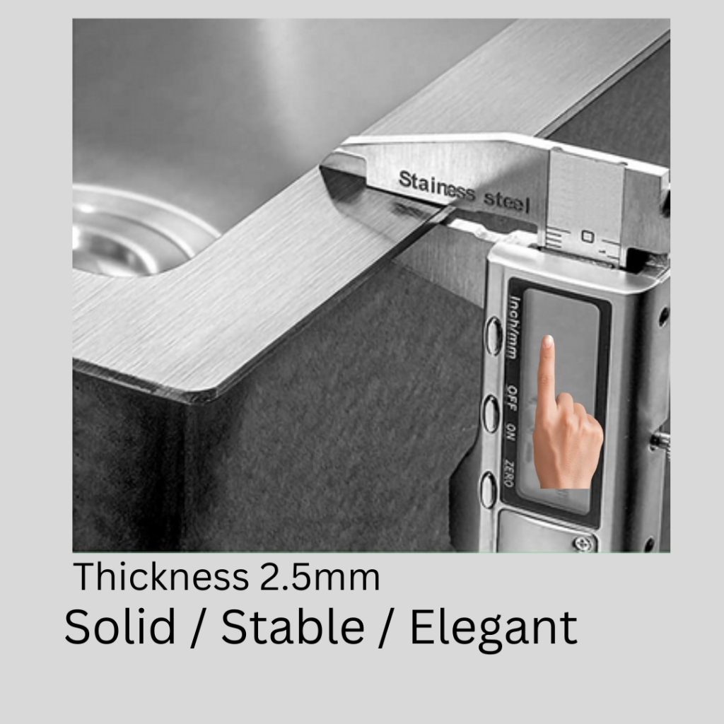 RumahAku 304 Handmade( Besar / Tebal ) Nano Black Kitchen Sink ...