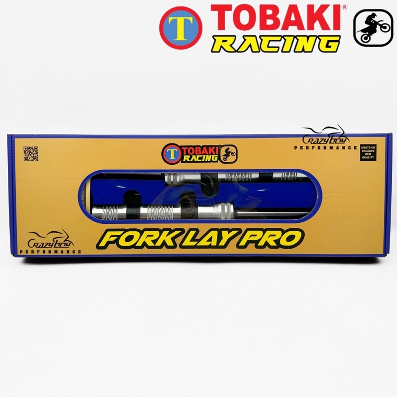 TOBAKI FORK LAY PRO CNC Y15ZR Y16ZR LC135 4S GOLD CHROME BLACK 100% ...